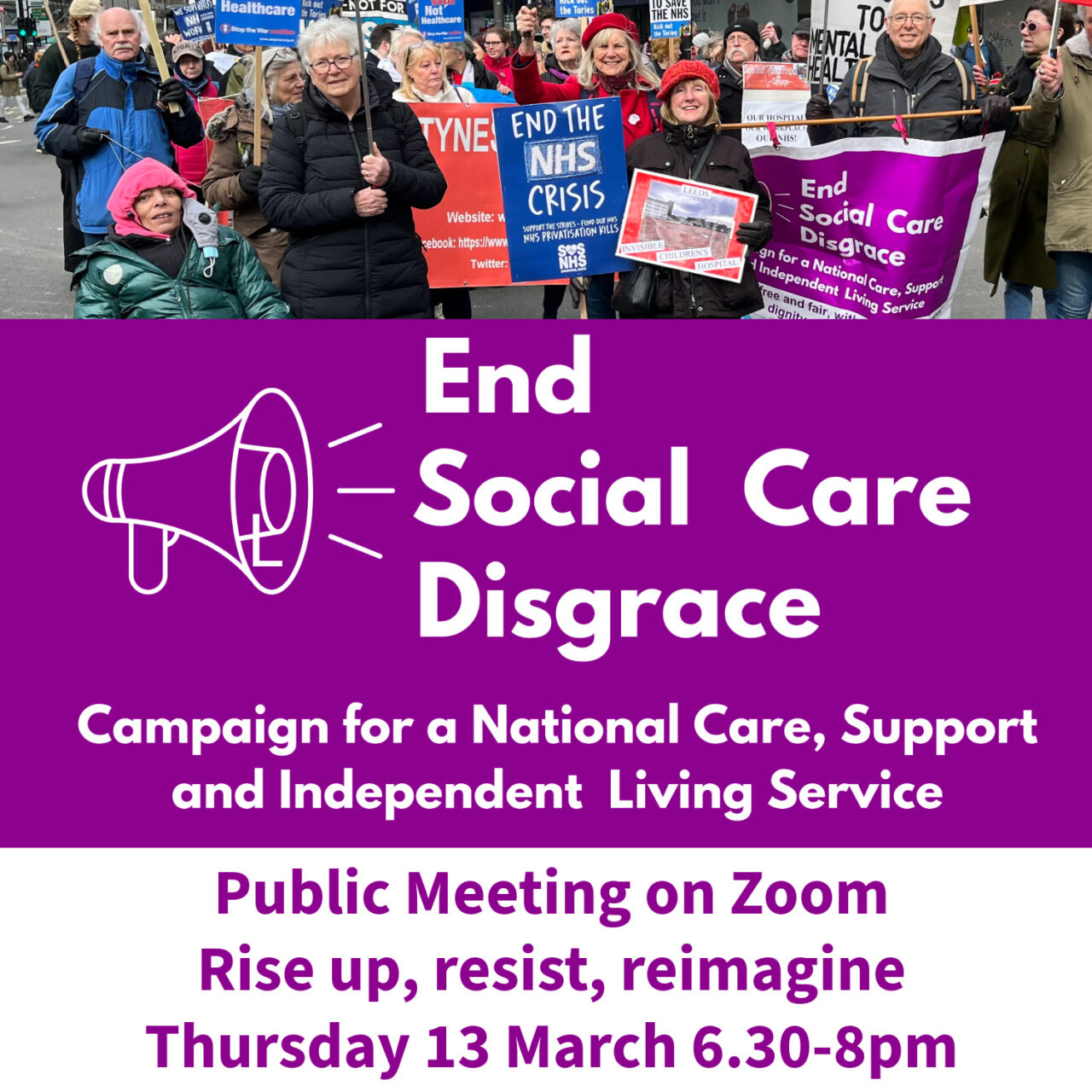 End Social Care Disgrace | Campaign for a National Care, Support and ...